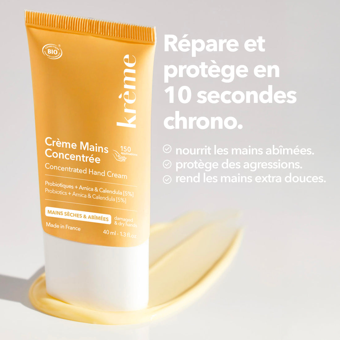 Crème pour les mains réparatrice - Mains sèches et abîmées | Krème